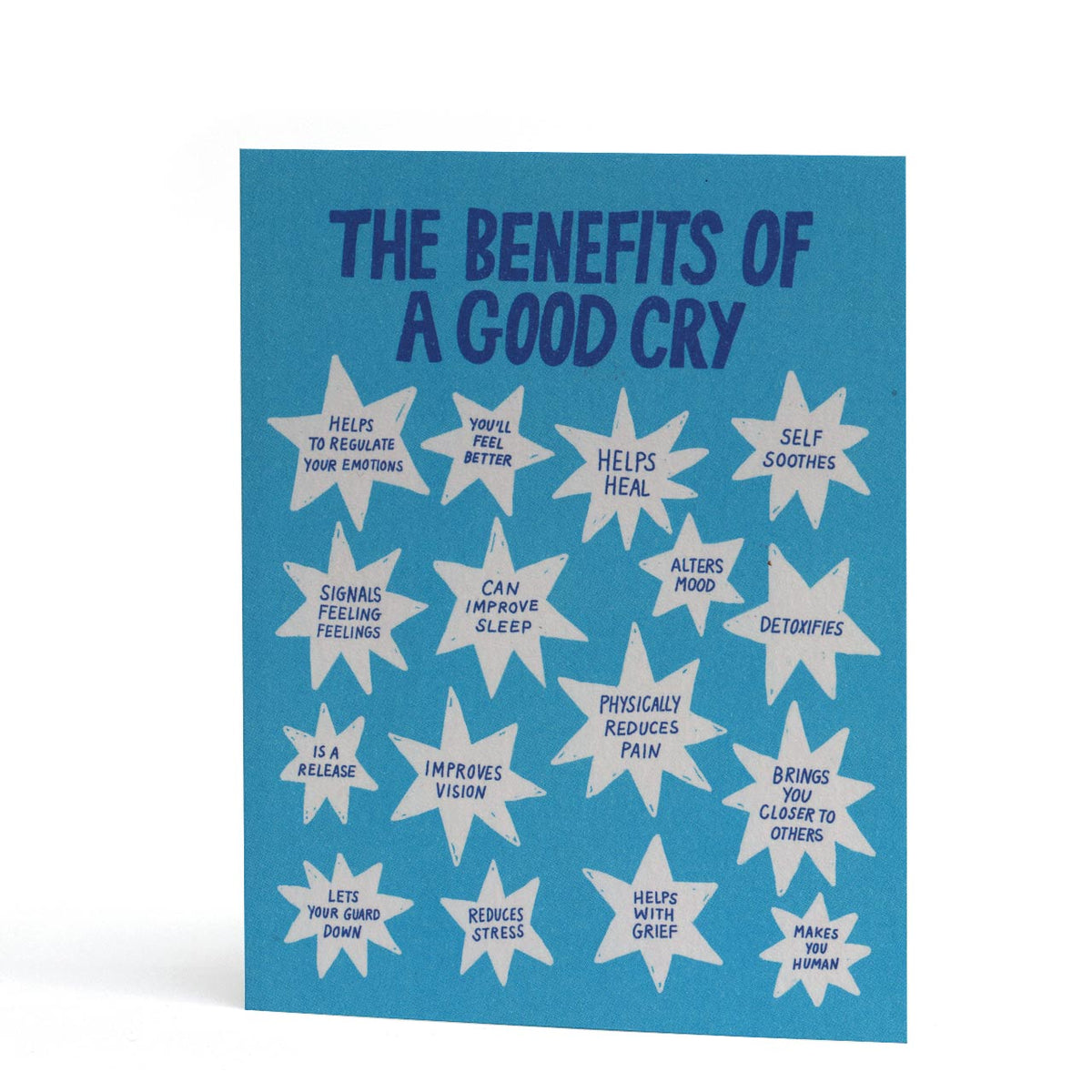 The Benefits of a Good Cry Greeting Card | The Curious Pancake