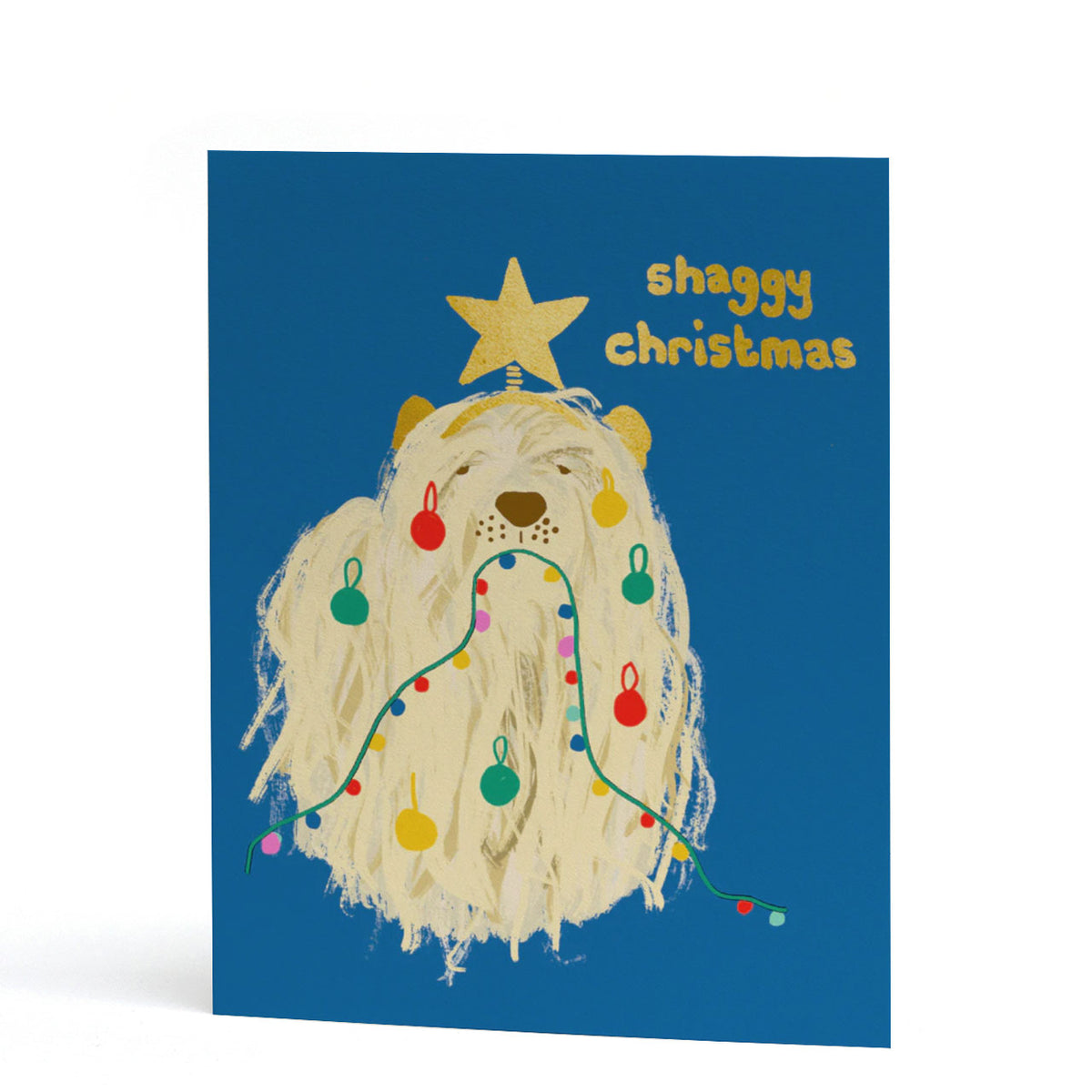 Shaggy Christmas Gold Foil Card | Curious Pancake — The Curious Pancake