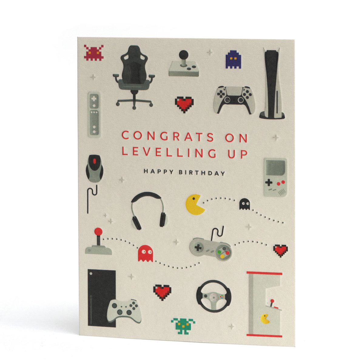 Congrats Levelling Up Gamer Birthday Card | The Curious Pancake