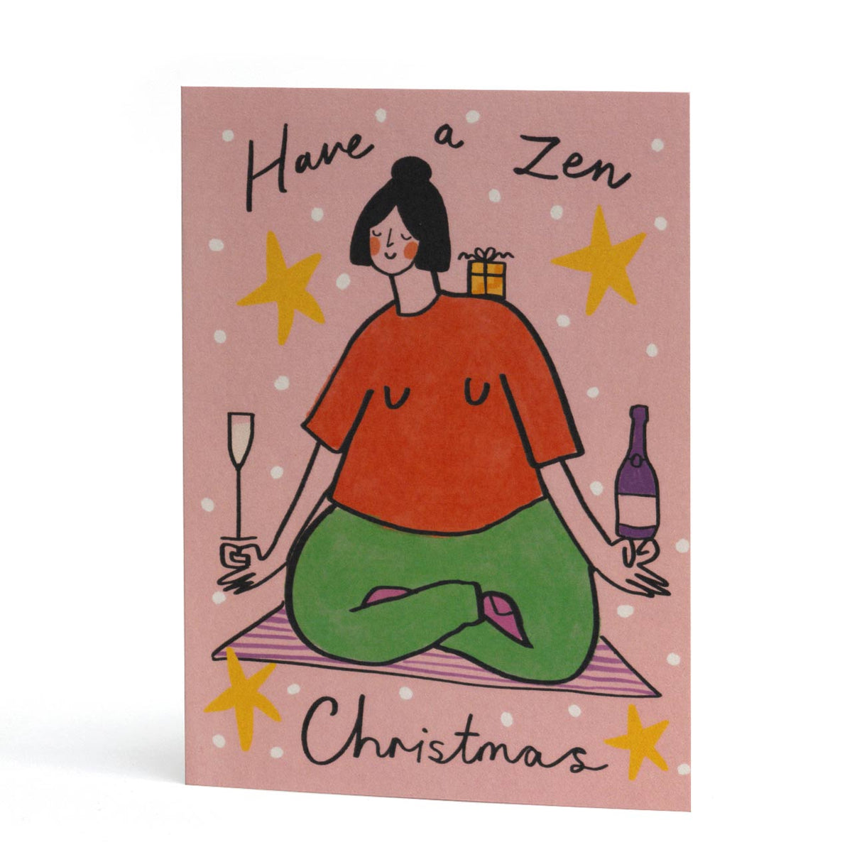 Have a Zen Christmas Card | The Curious Pancake