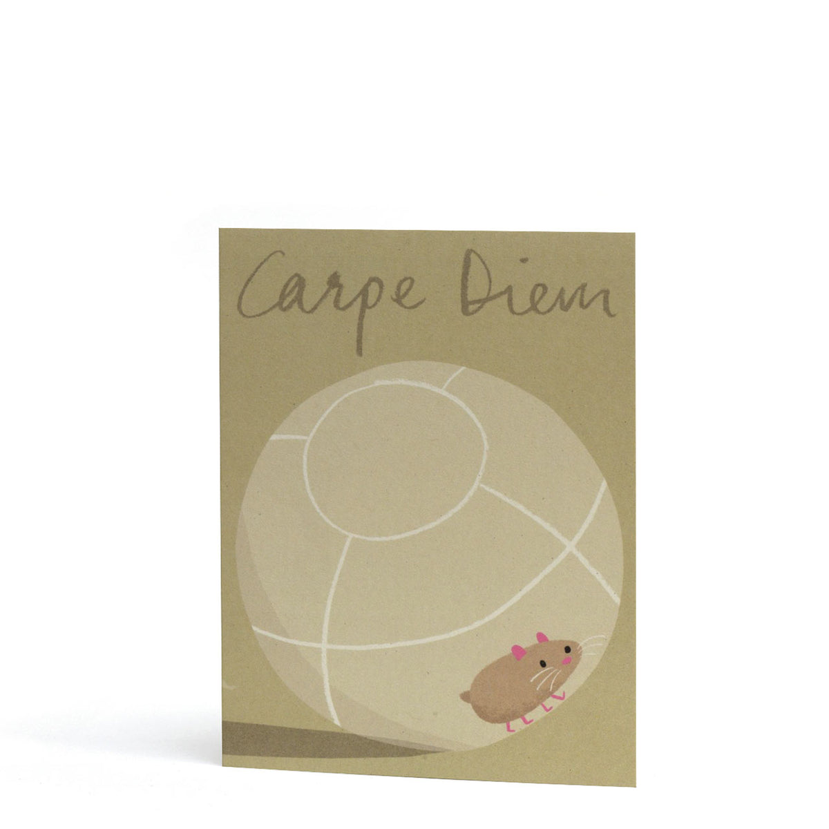 Carpe Diem Mini Greeting Card | The Curious Pancake