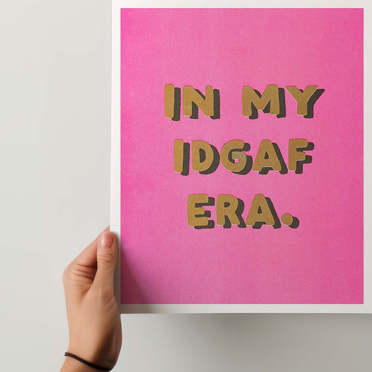 My IDGAF Era Art Print 12 x 10 | The Curious Pancake