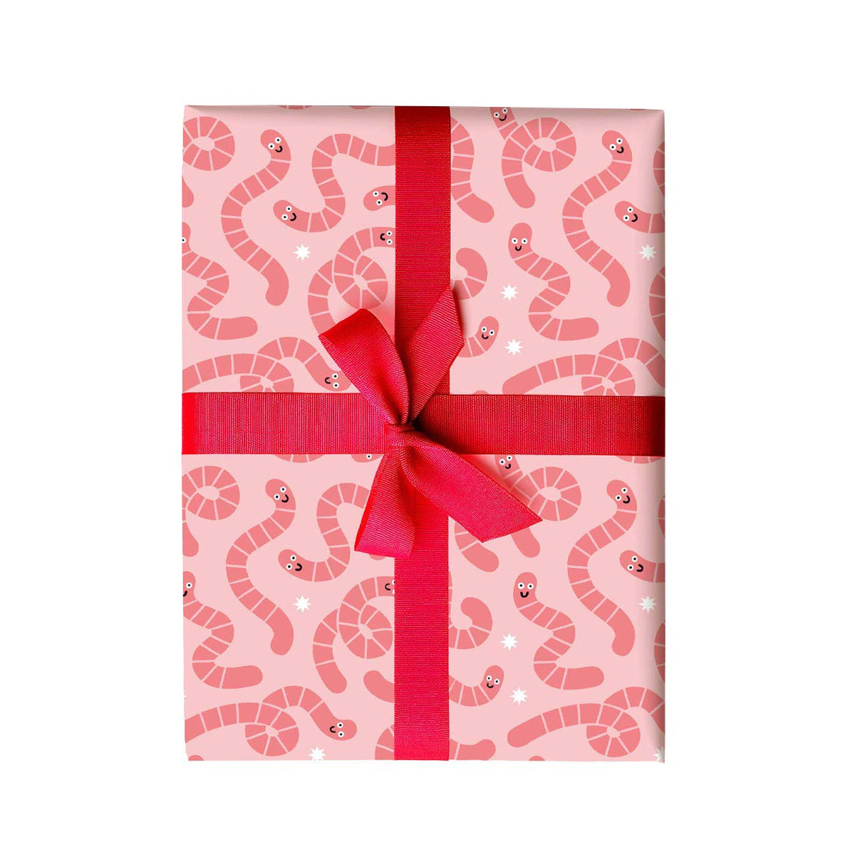 Worms Wrapping Paper Folded Single Sheet | The Curious Pancake