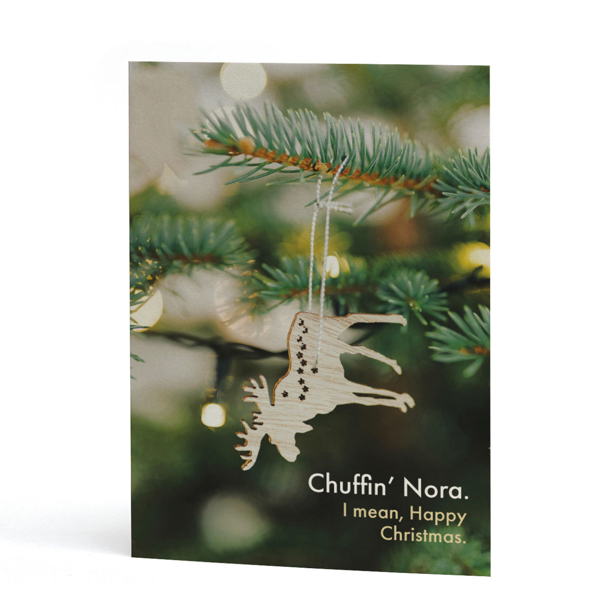 Chuffin' Nora Christmas Card | The Curious Pancake