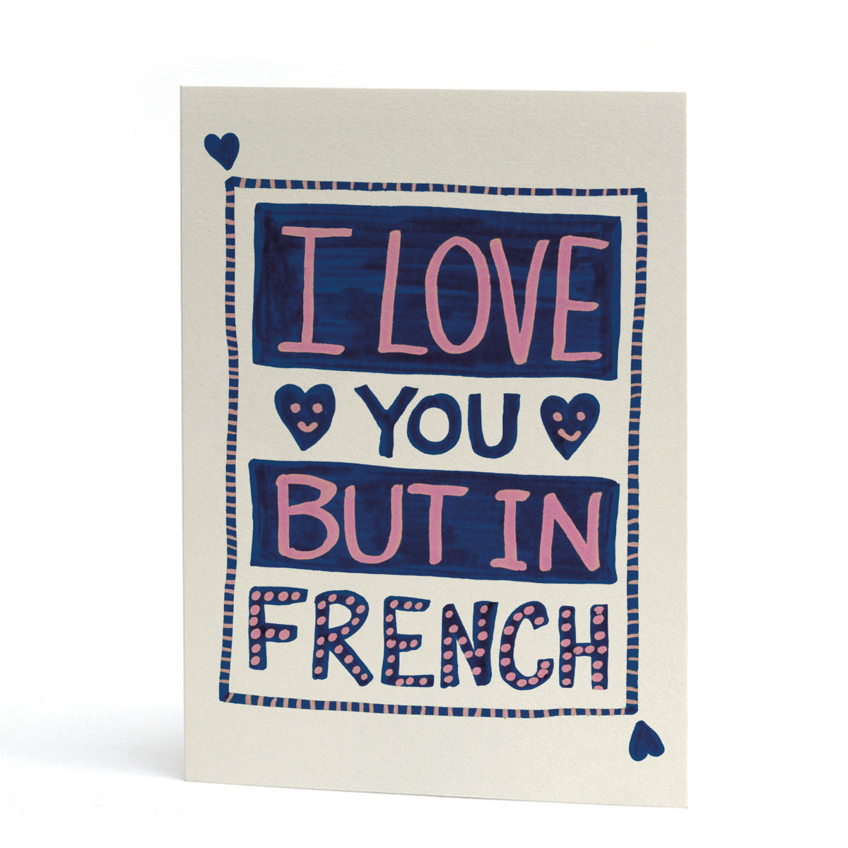 Love You in French Card | The Curious Pancake