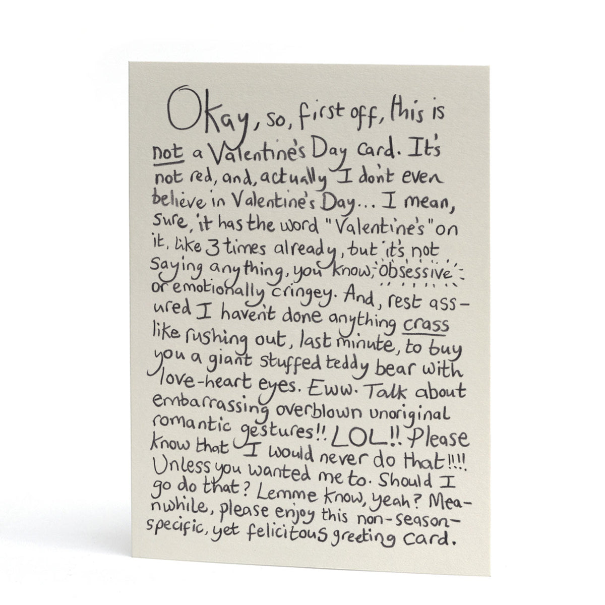 The Curious Pancake | Quirky Cards, Handwritten Card Service.