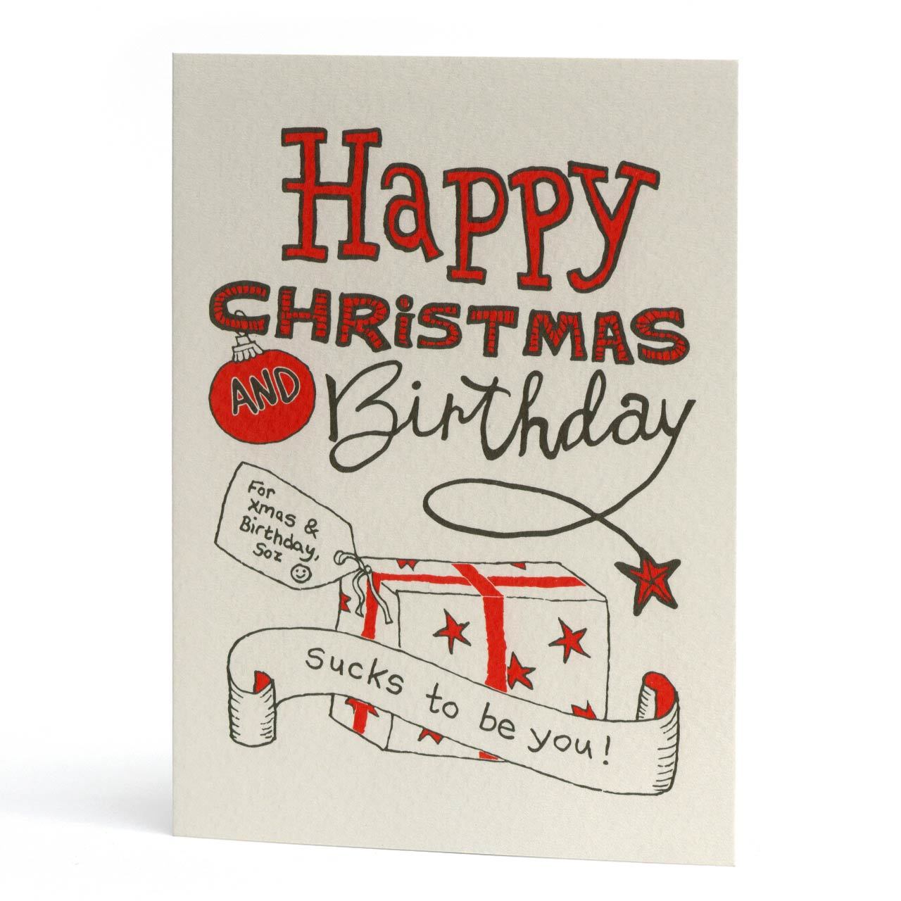 Happy Christmas and Birthday Greeting Card — The Curious Pancake