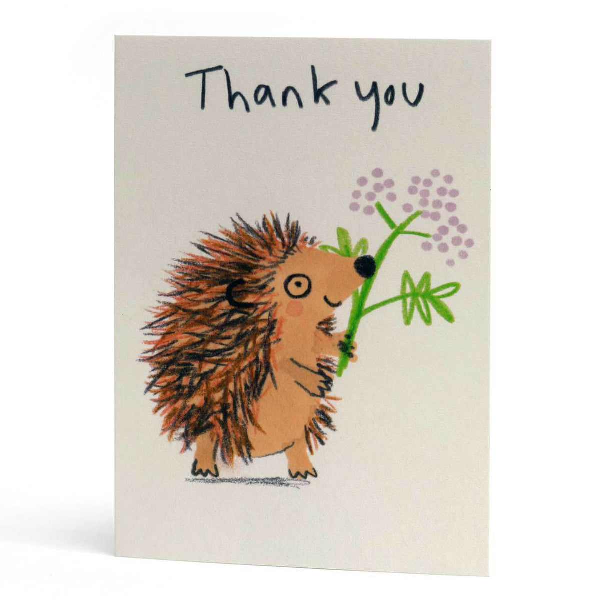 Thank You Hedgehog Greeting Card | The Curious Pancake