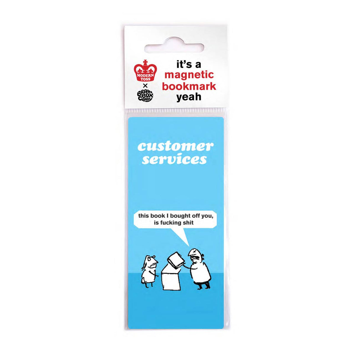 Customer Services Magnetic Bookmark - Modern Toss | Curious Pancake ...