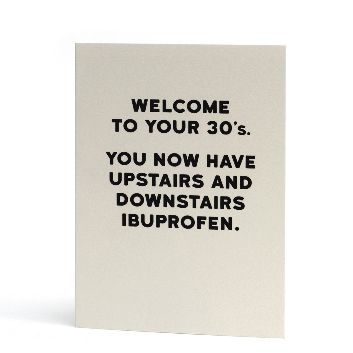 Welcome To Your 30s Birthday Card | The Curious Pancake