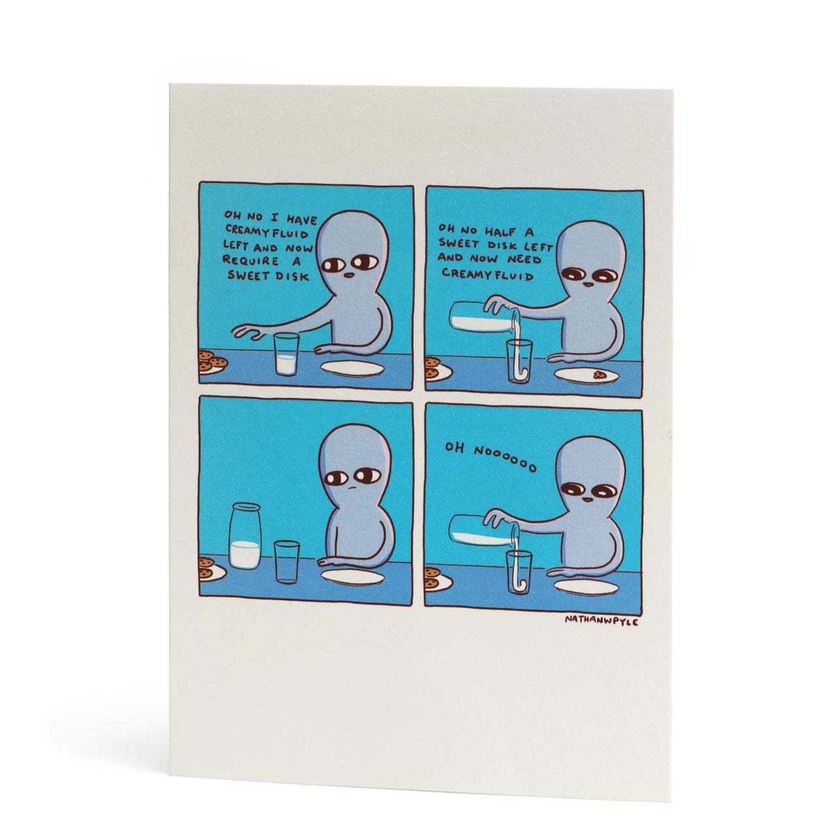 Sweet Disk Greeting Card | The Curious Pancake