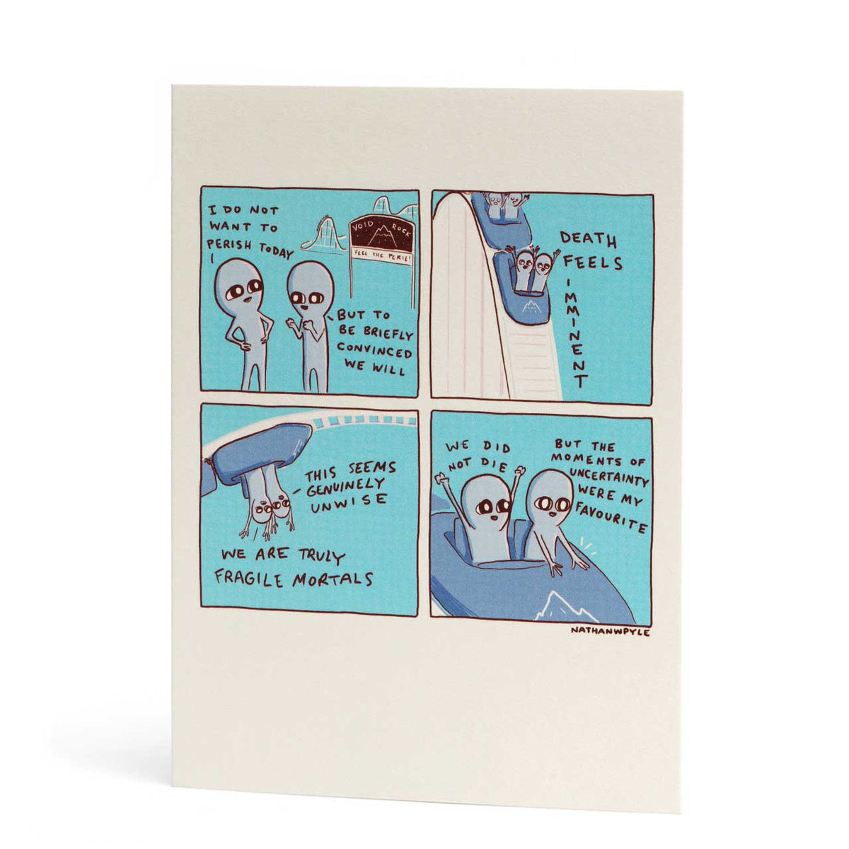 Perish Greeting Card | The Curious Pancake