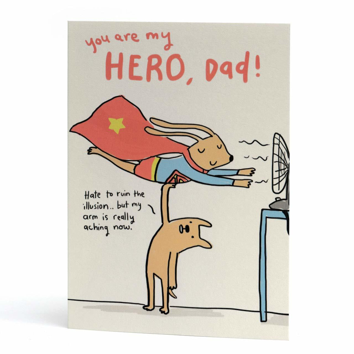 Hero Dad Greeting Card | The Curious Pancake